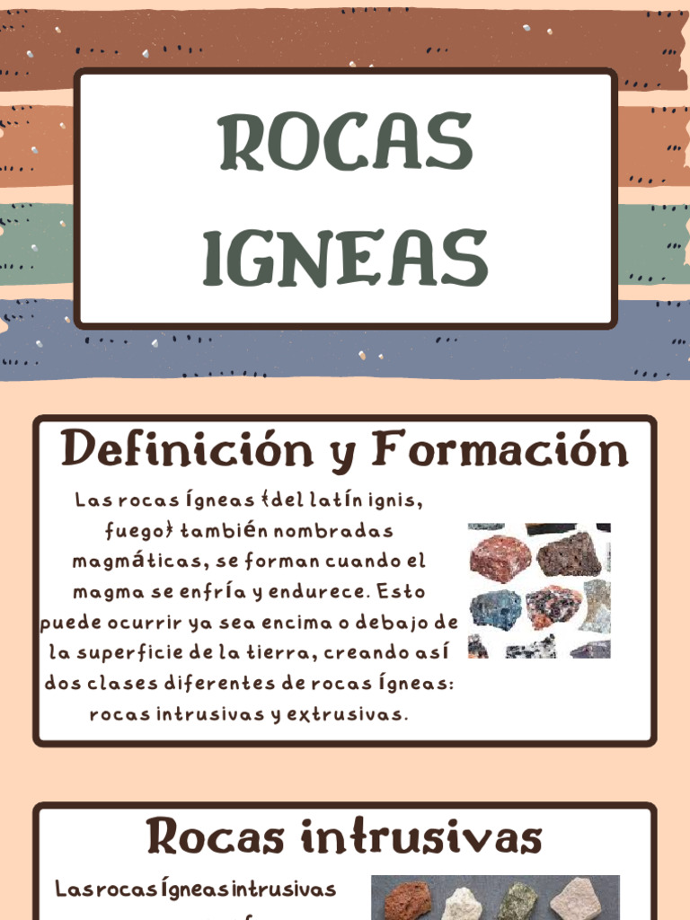 Rocas Igneas Ian Venegas | PDF | Roca ígnea | Roca (geología)