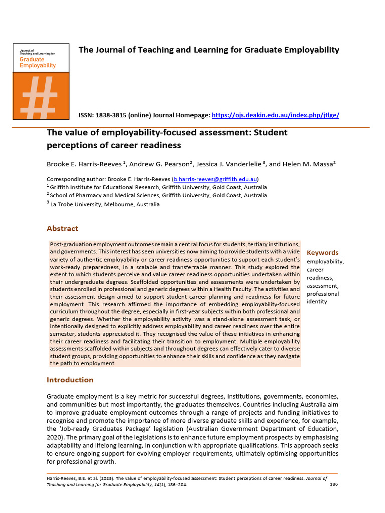 1903 Harris-Reeves+FINAL | PDF | Qualitative Research | Cognition