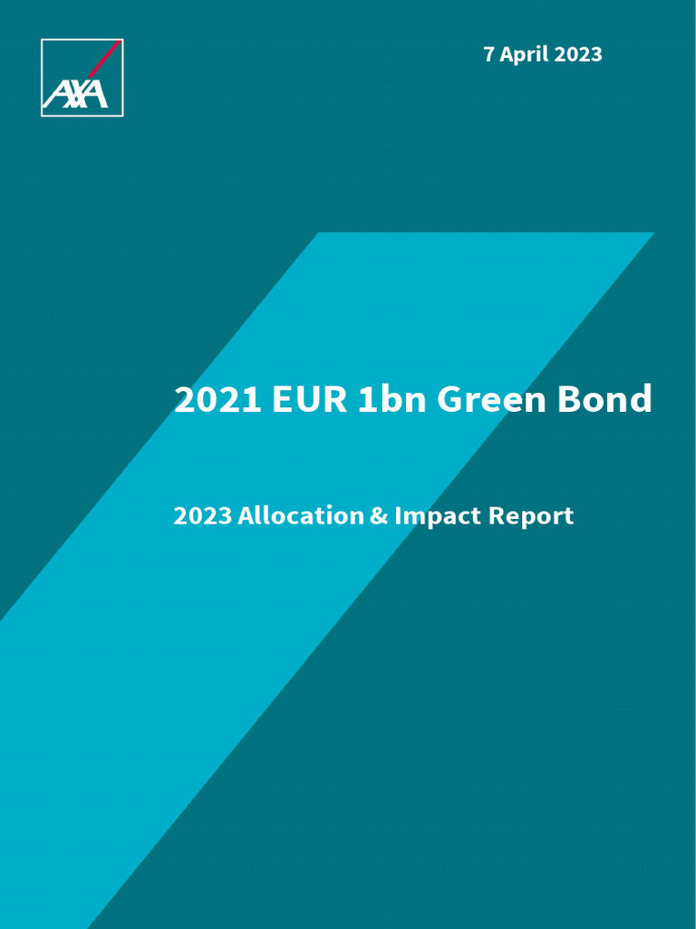 Axa Allocation and Impact Report 20230407c | PDF | Carbon Sequestration ...