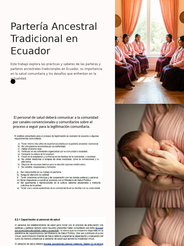 Parteria Ancestral Tradicional en Ecuador | PDF