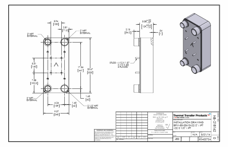 Installation Drawing for MPT Components | PDF