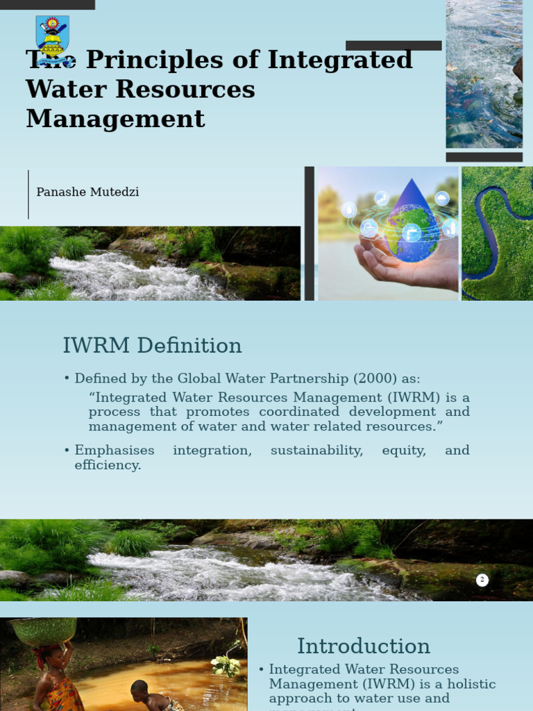 Integrated Water Resources Management Principles | PDF | Water ...