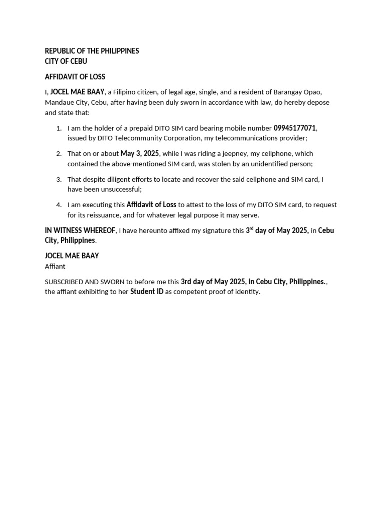 Republic of The Philippines | PDF