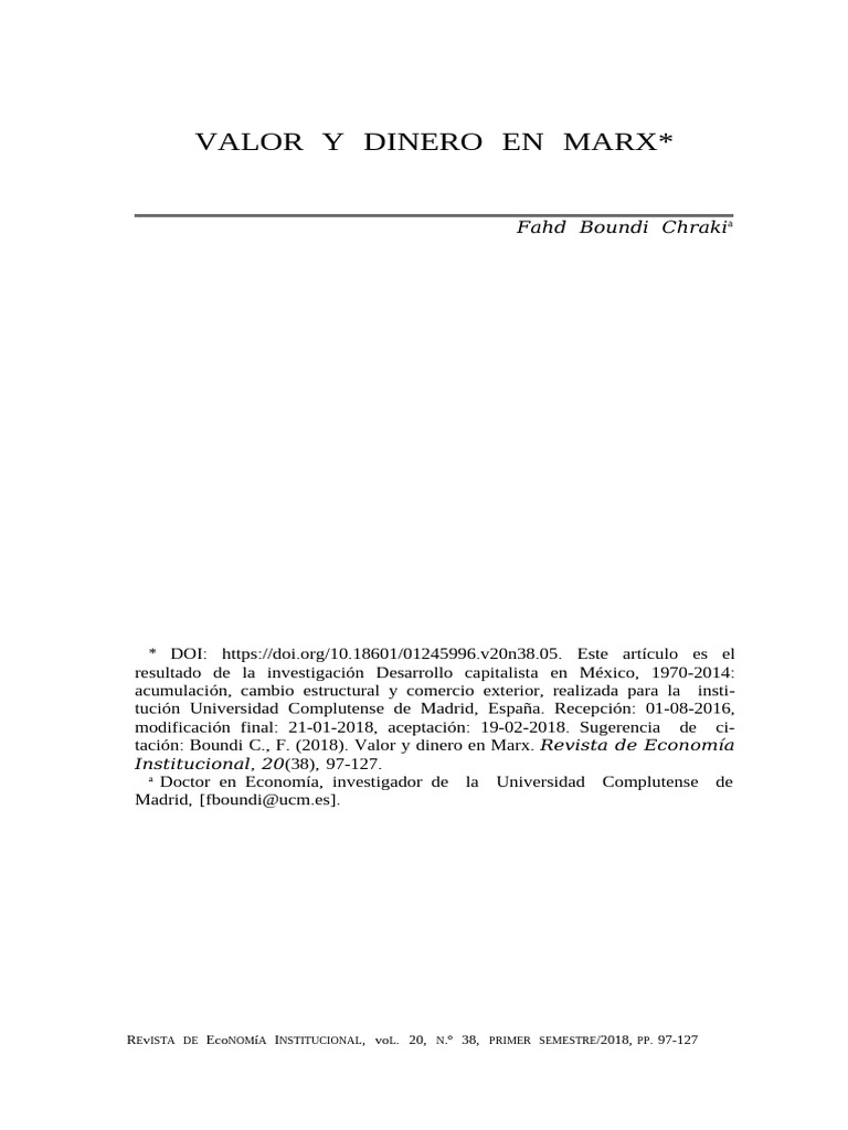 LECTURA2 | PDF | Karl Marx | Precios