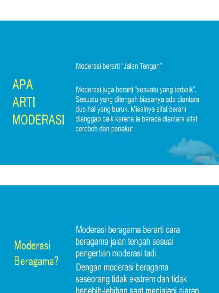 moderasi beragama | PDF
