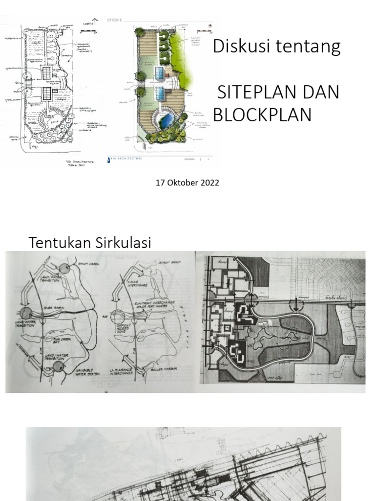 Diskusi Siteplan Dan Blokplan | PDF