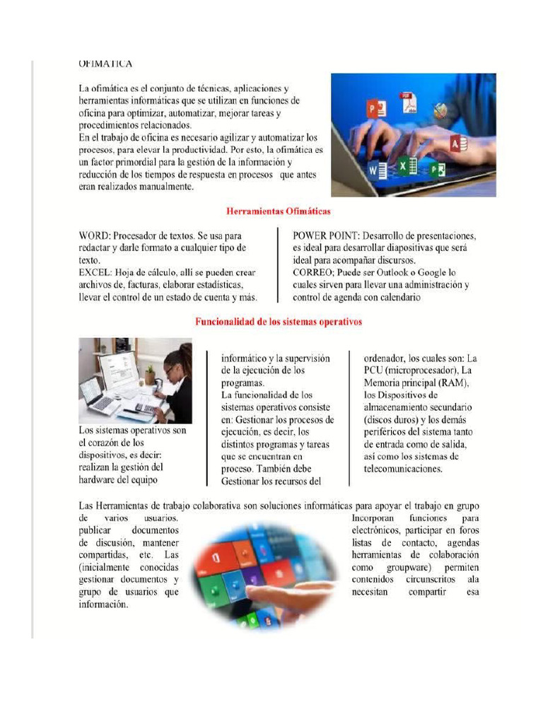 Documemto OFIMATICA | PDF