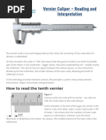 Self Assessment Vernier Caliper in Millimeter 0.1mm Prof. Eduardo J. Stefanelli | PDF | Metrology