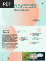 Contamination Control Strategy | PDF | Sterilization (Microbiology) | Risk