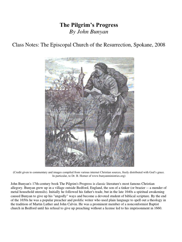 Pilgrims Progress Class Notes | Download Free PDF | The Pilgrim's ...
