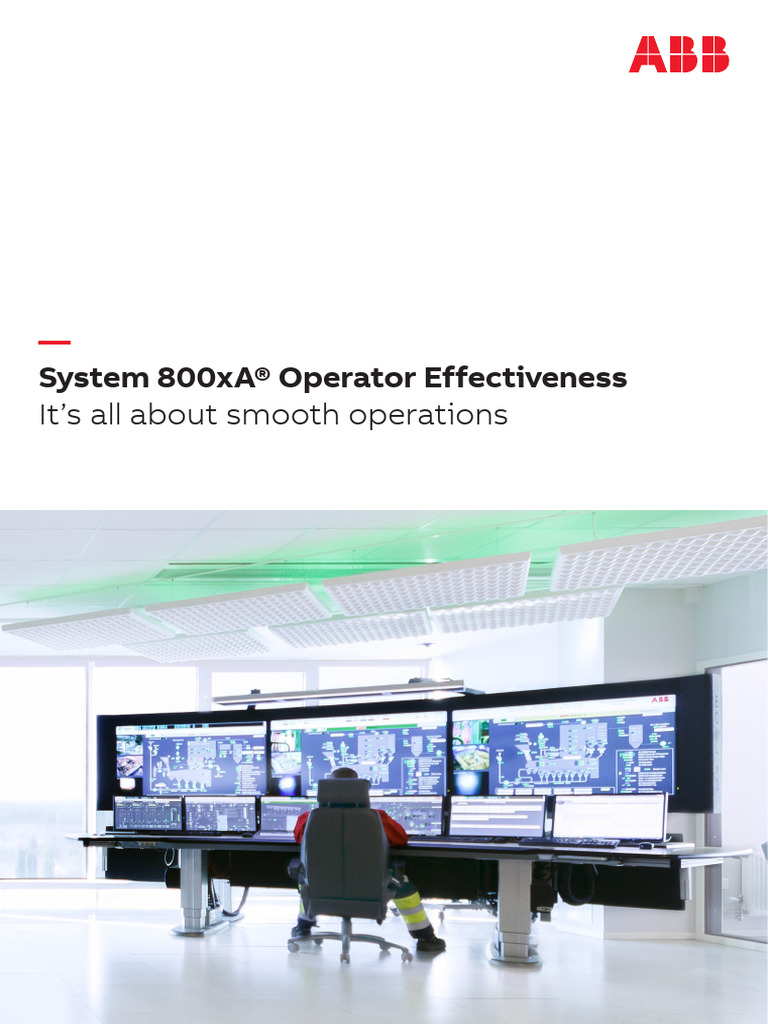 3BSE059723 en I System 800xA Operator Effectiveness Overview | PDF | Simulation | User Interface