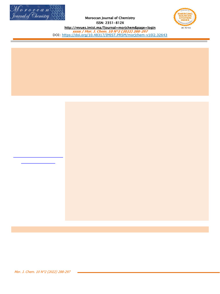 Chemical Transformation of Pyrazine DerivativesMoroccan Journal of ...