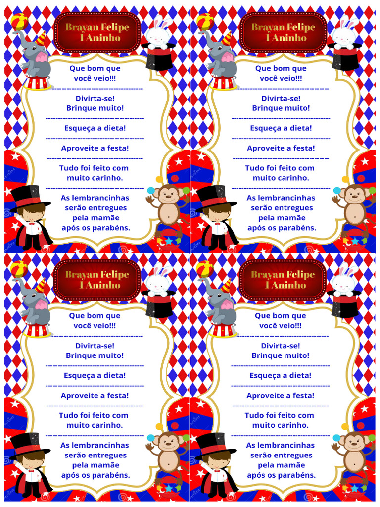 Plaquinha Brayan | PDF