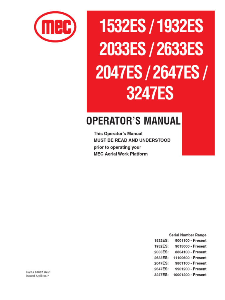 R1 - ES Series OPERACION | PDF | Safety | Elevator