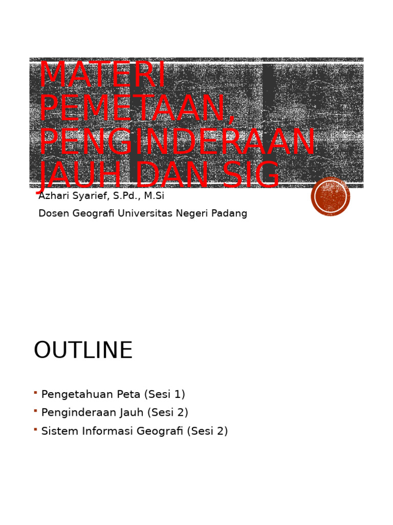 Pengetahuan Peta SIG PJ | PDF