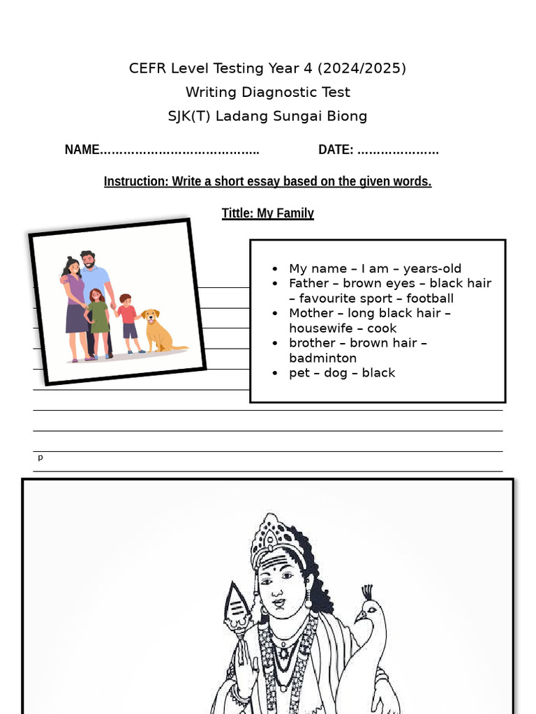 CEFR Level Testing Year 4 | PDF