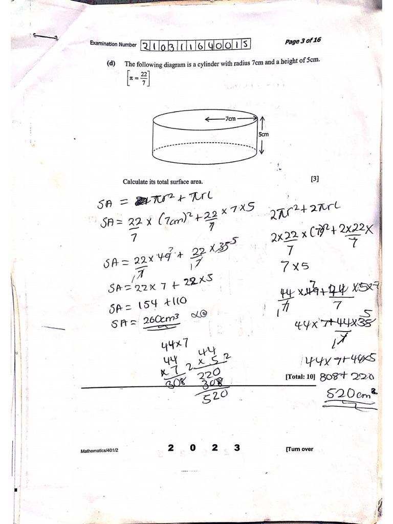 Grade 9 ECZ 2023 Mathematics P2 External | PDF
