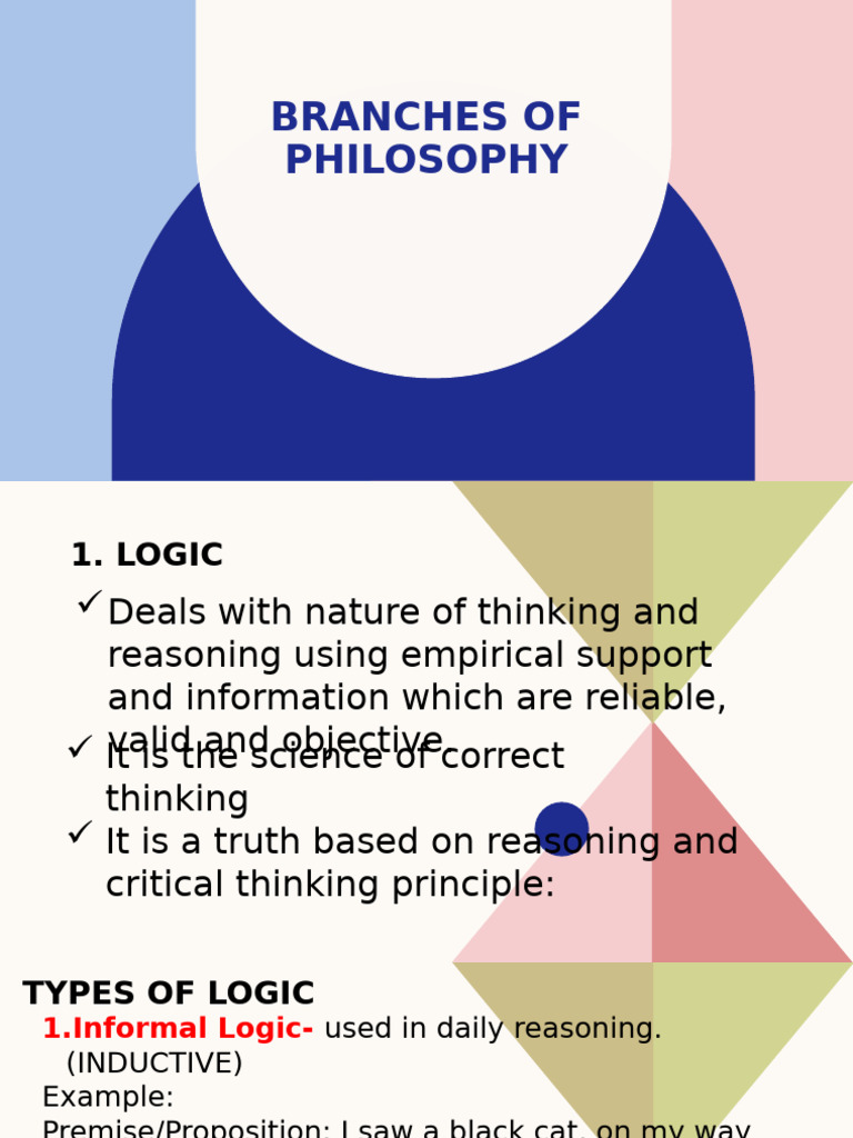 Branches of Philosophy | PDF | Logic | Experience