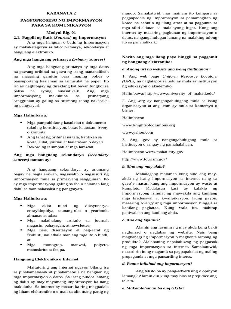 KABANATA-2-GE-FIL-1 | PDF