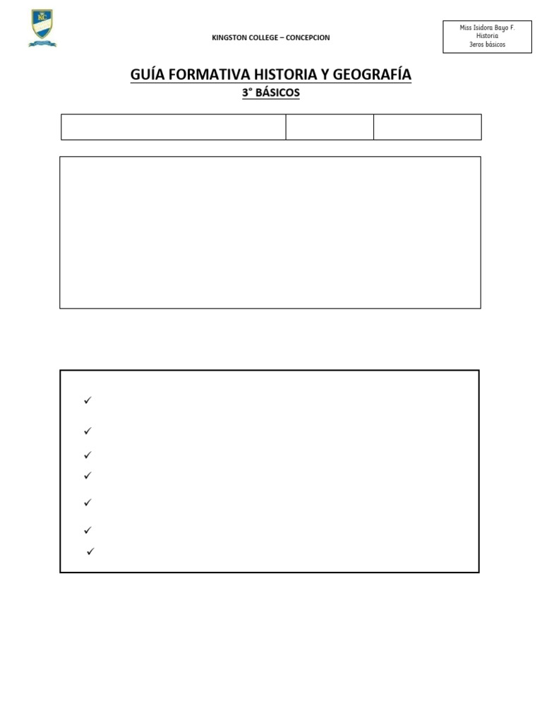 Ev Formativa U1 Hist 3ero | PDF | Clima templado | Zona tropical