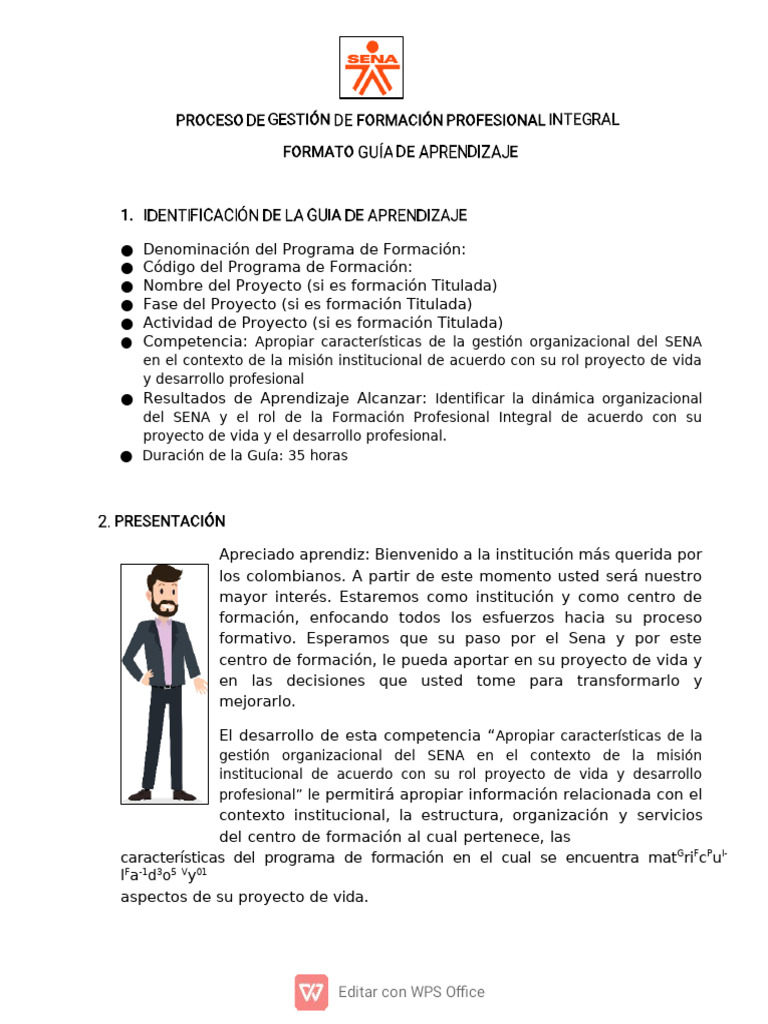 GFPI-F-135 Guía de Inducción CEAI | PDF | Infografia | Aprendizaje