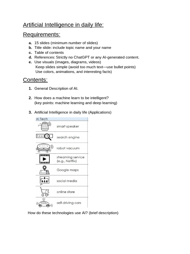 Artificial Intelligence in daily life | PDF