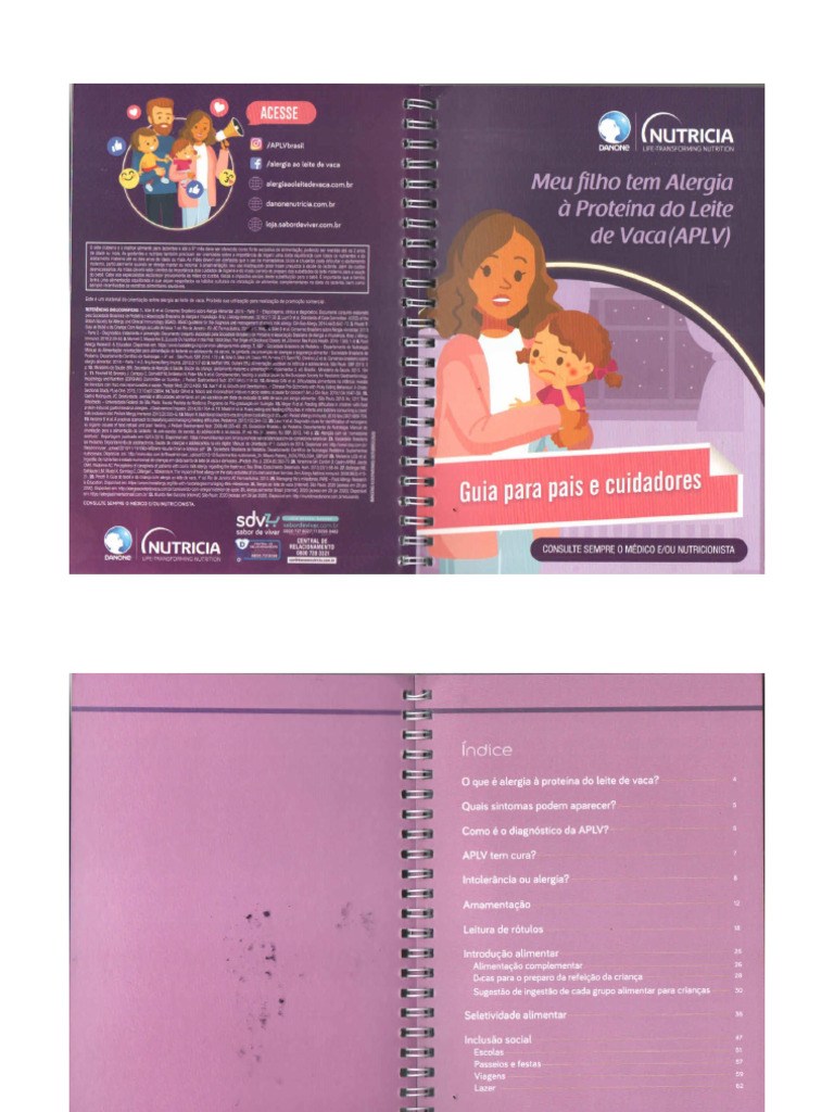 Livro - APLV - Guia para Pais e Cuidadores | PDF