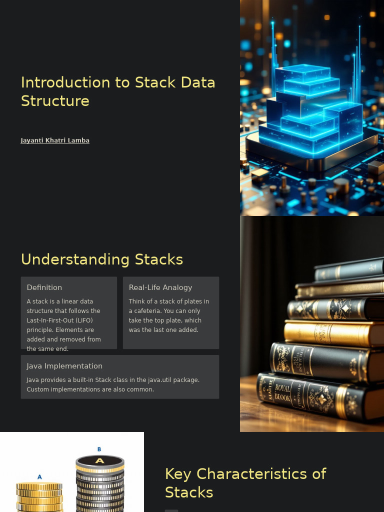 Introduction To Stack (02may2025) | PDF | Computer Science | Computing