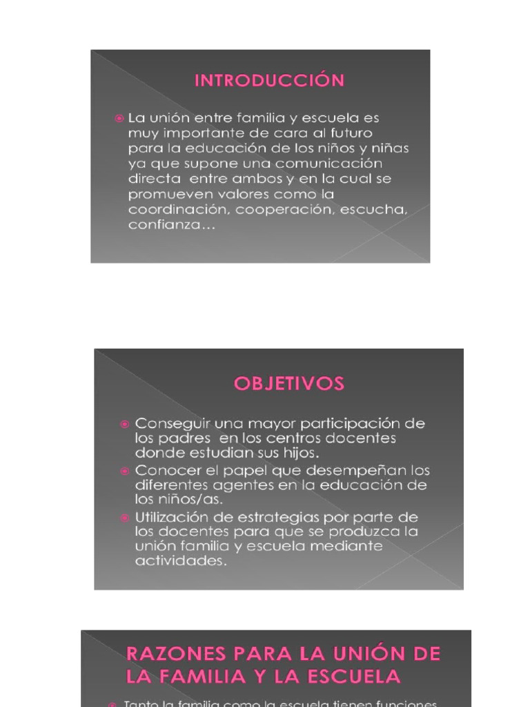 Familia Escuela | PDF
