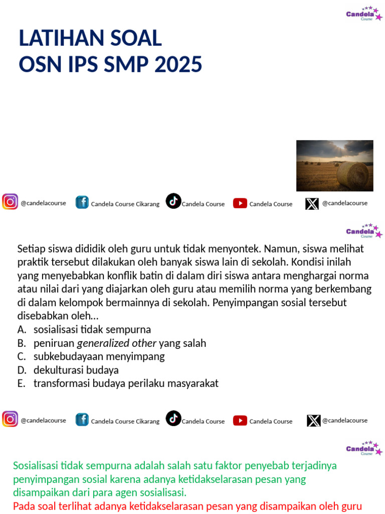 Latihan Soal Osn Ips SMP 2025 | PDF