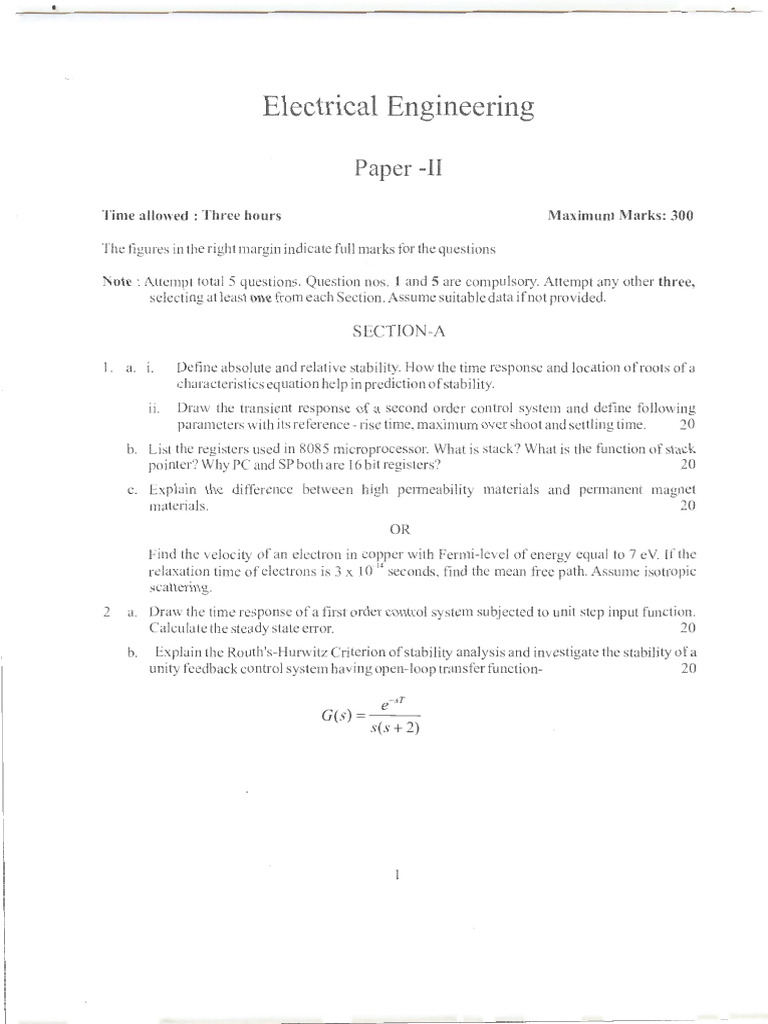 Electrical Engg.I&II | PDF