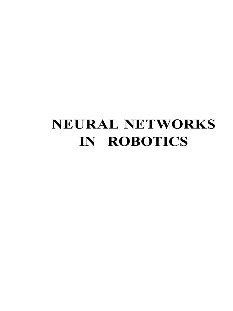 Neural Networks in Robotics | PDF | Artificial Intelligence ...