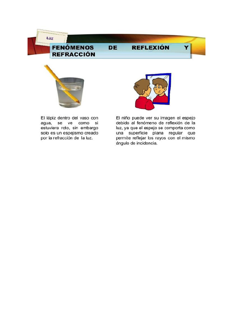 Reflexion Refraccion Con Imagen | PDF | Ligero | Telescopio