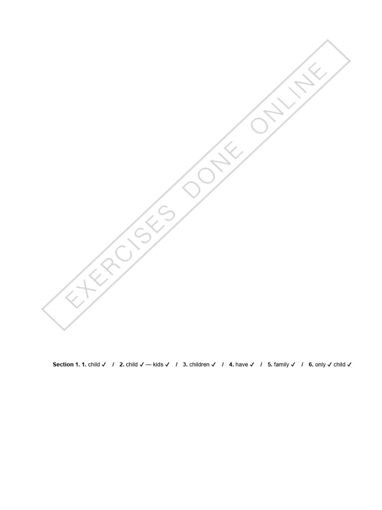 To The Top 1 - English Course - Lesson 8 - Exercises | PDF | Foods