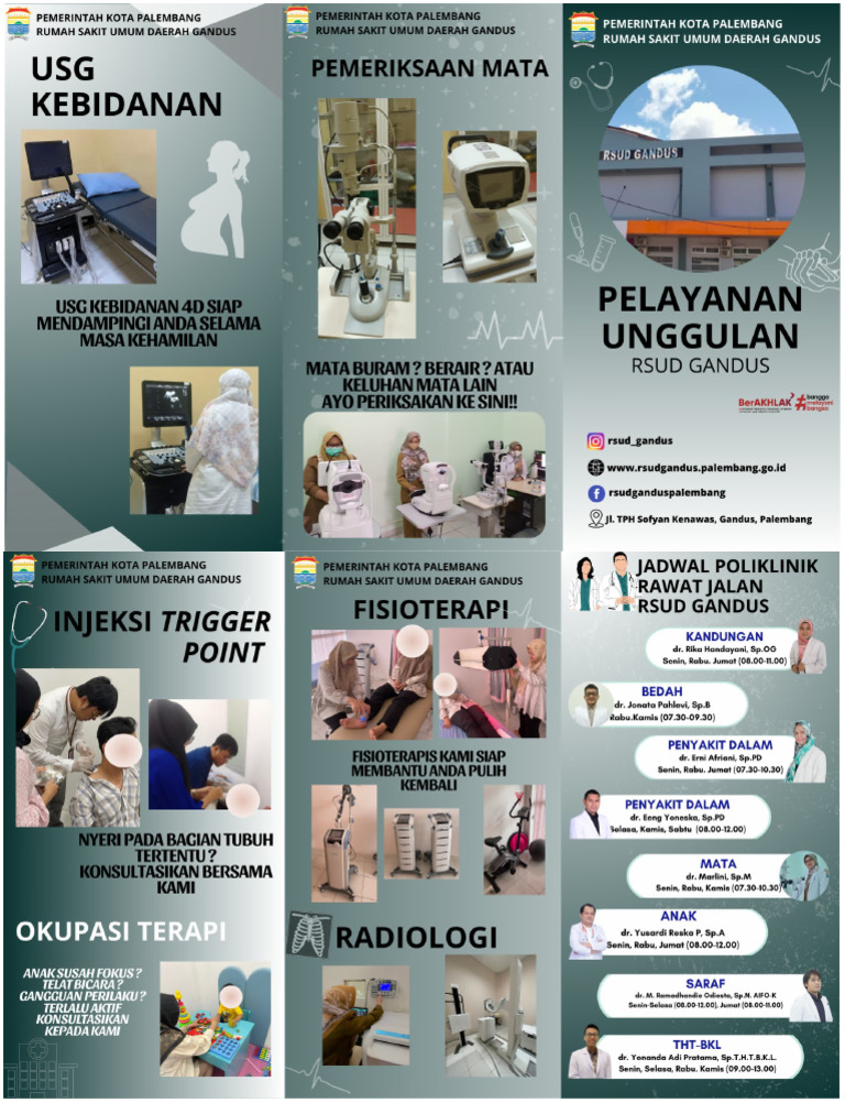 print leaflet pelayanan | PDF