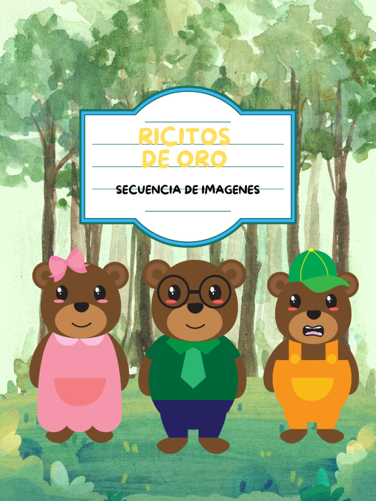 Ricitos de Oro, Secuencia de Imagenes PDF | PDF