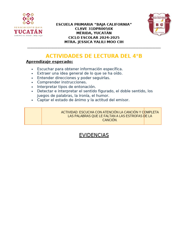 Actividad de Lectura | PDF