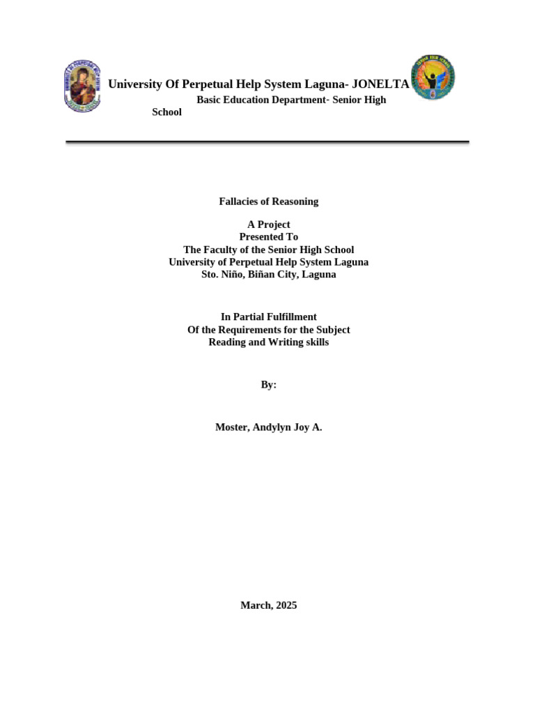 Format For Finals Pt1 | PDF