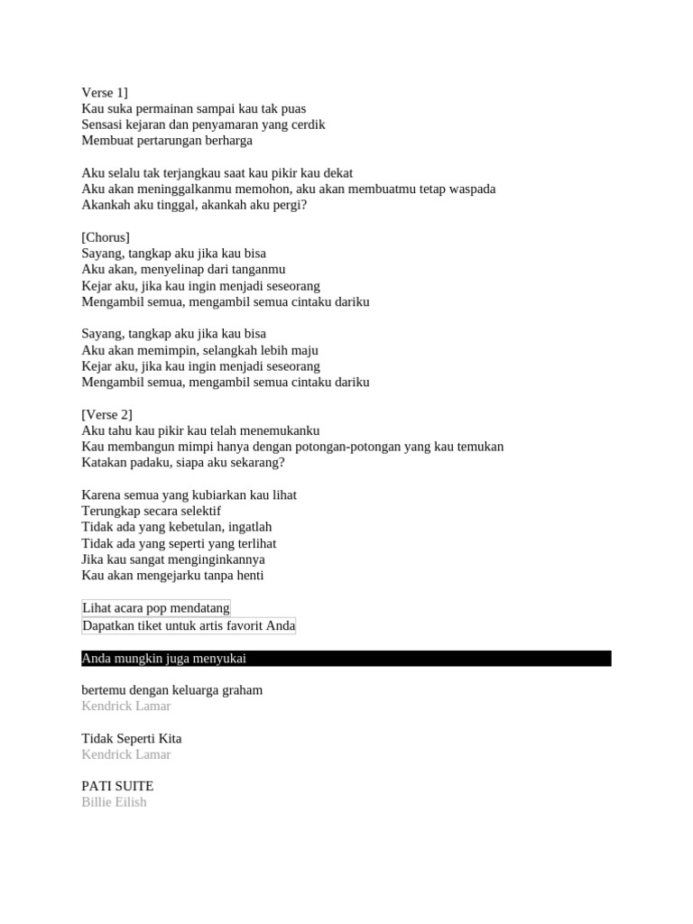 Golir Catch Me If You Can | PDF