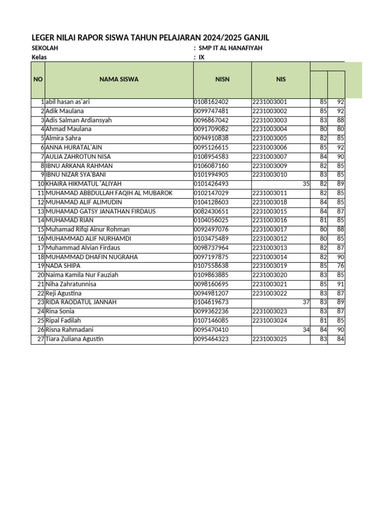 Leger 20241 IX | PDF