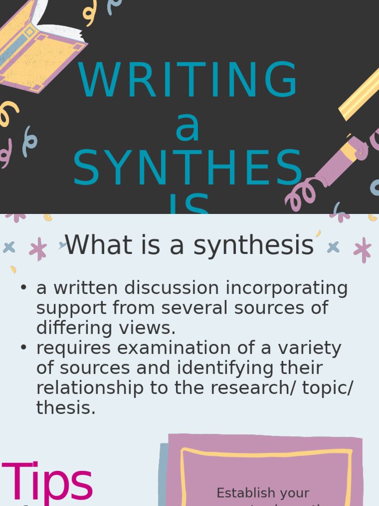Writing A Synthesis | PDF | Essays | Dialectic