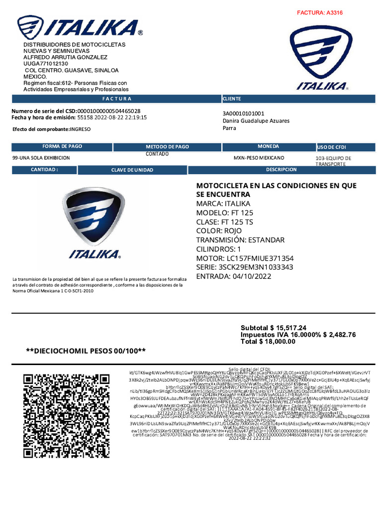 Refactura-Italika - PDF 20250511 125255 0000.pdf 20250512 194631 0000 | PDF