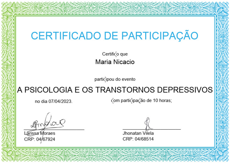 Certificado 2 | PDF