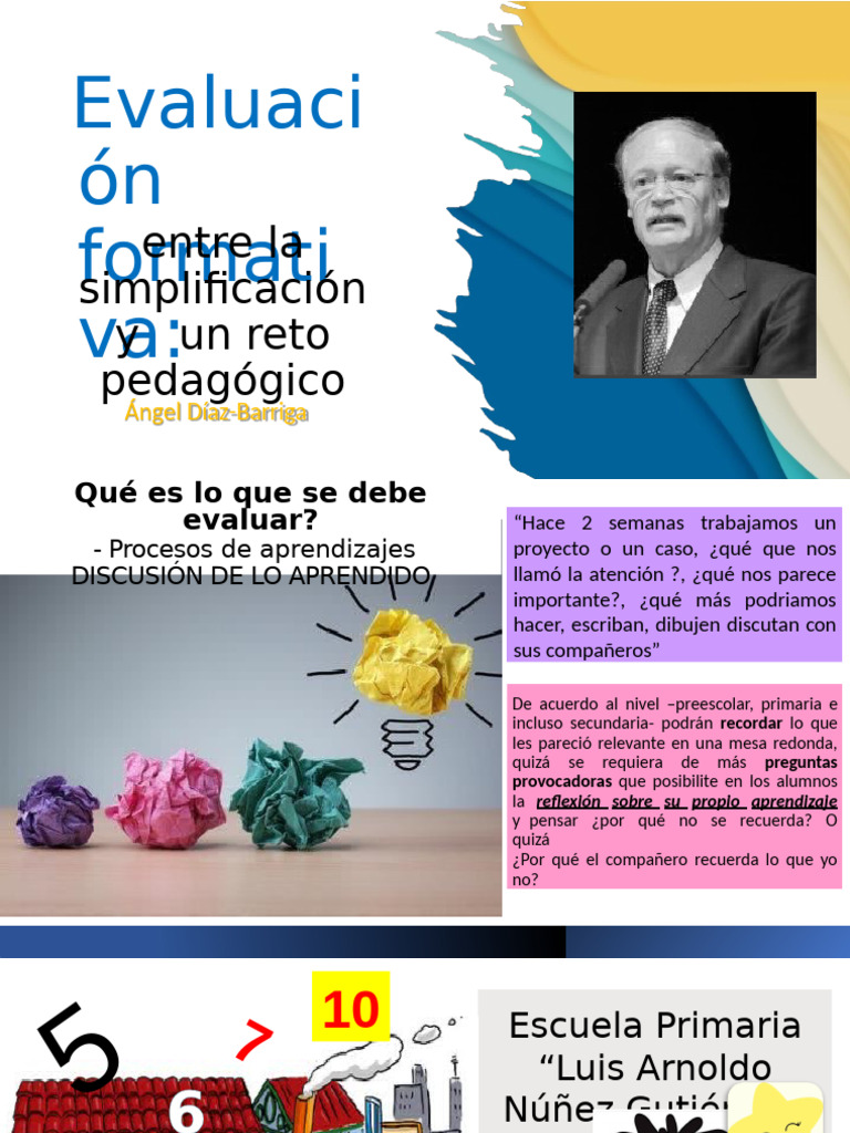 Presentacion de Cte (Evaluacion Formativa) | PDF | Evaluación | Aprendizaje