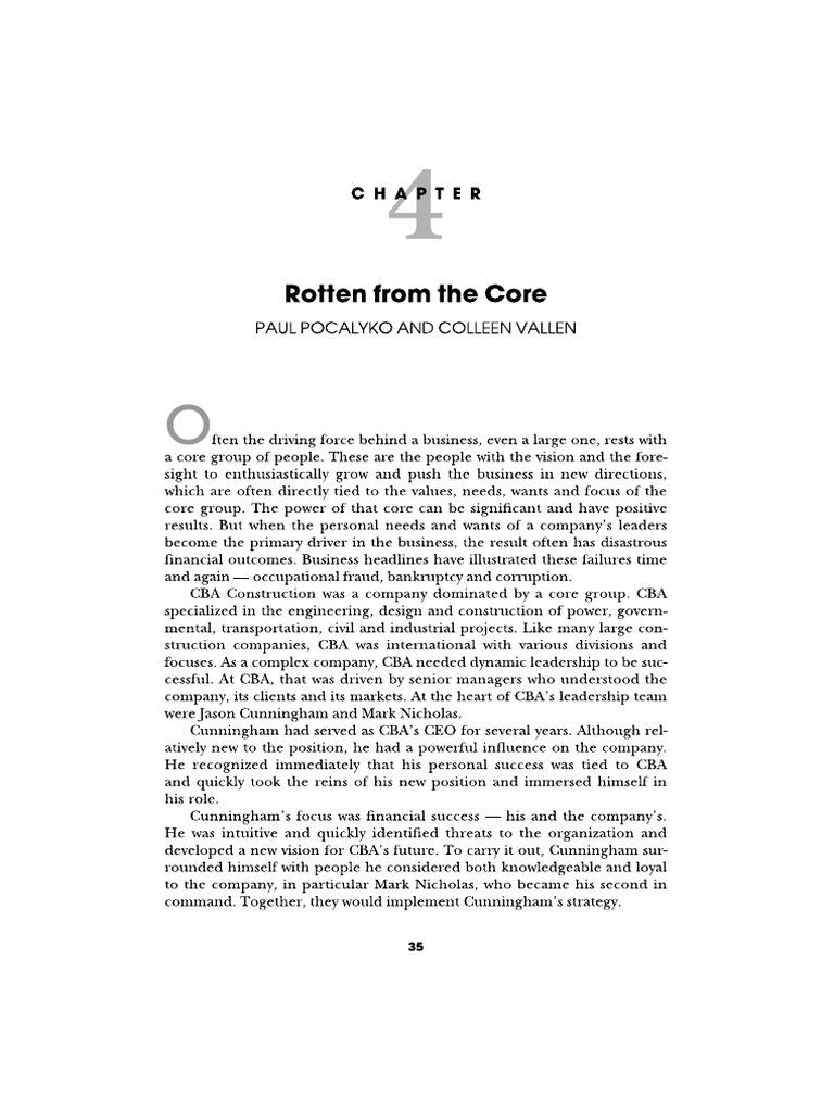 Capitulo 4 Rotten From The Core | PDF