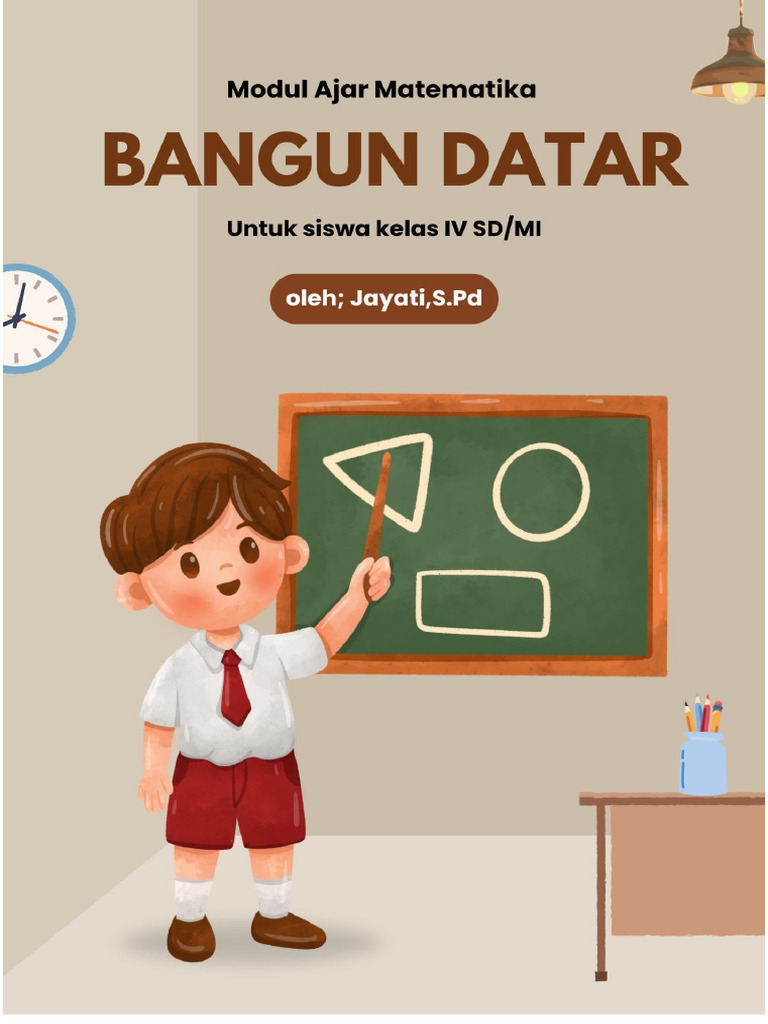 MODUL AJAR MTK BANGUN DATAR | PDF
