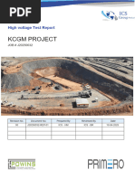 Cable Test Report | PDF | Insulator (Electricity) | Electrical Equipment