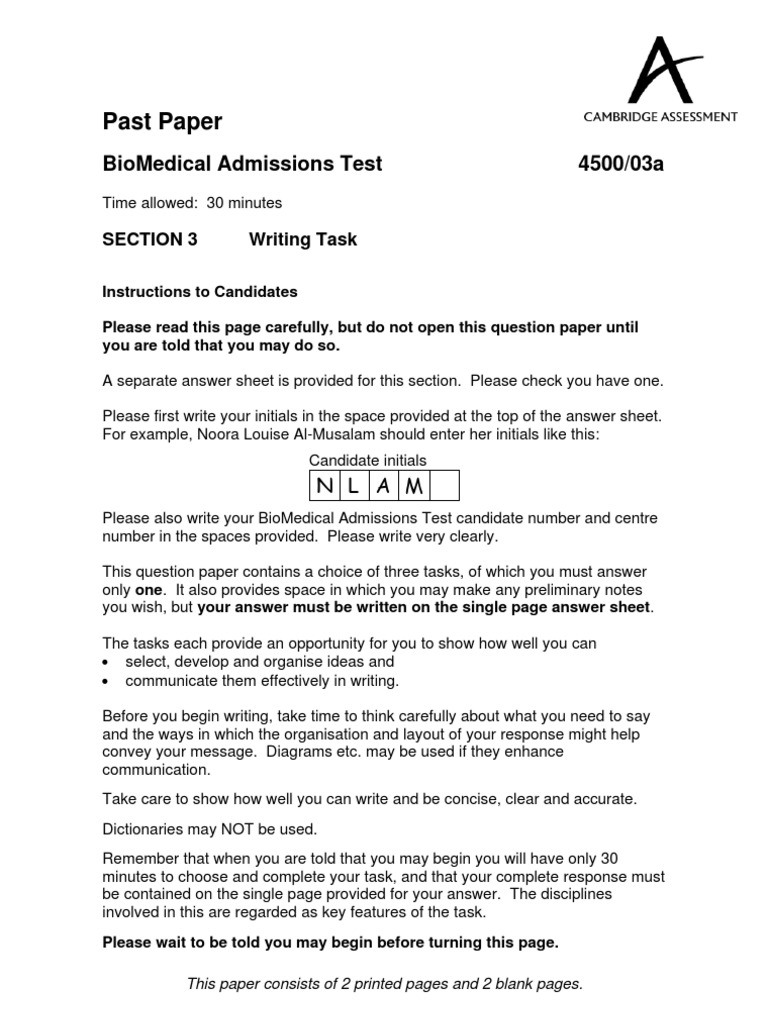 BMAT Section 3 | PDF | Science | Epistemology