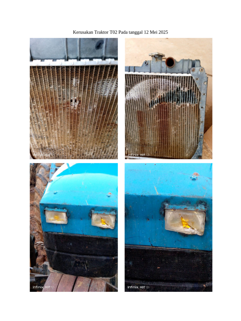 Kerusakan Traktor T02 | PDF