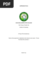 Parts of Capstone Project Document | PDF | Software Development Process ...